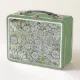 Flower Bomb In Leaf Green Metal Lunch Box | Zazzle