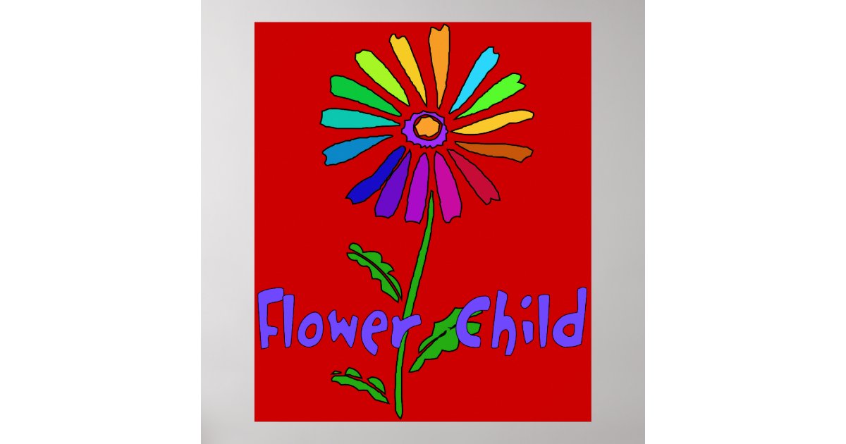 Flower Child Poster | Zazzle