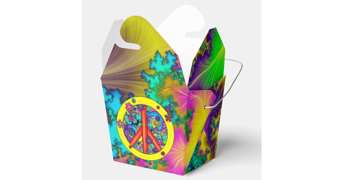 Flower Child Psychedelic Favor Boxes | Zazzle