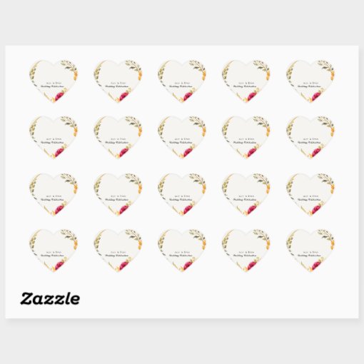 Flower Custom Size & Name Sticker | Zazzle