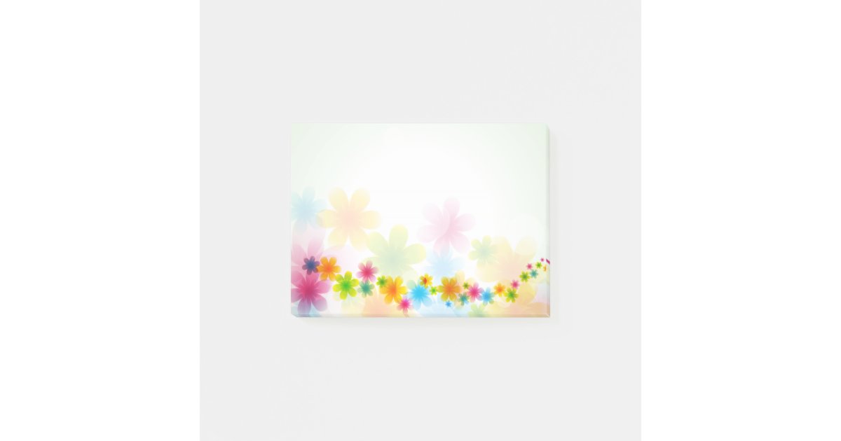 Flower Decor 54 Options Post-it Notes | Zazzle