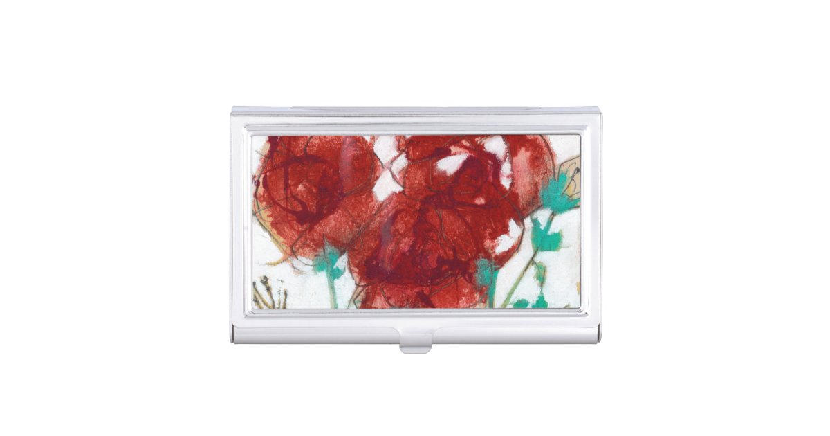 Flower Expression I Case For Business Cards | Zazzle