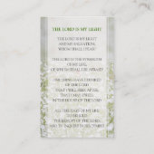 Flower Field Funeral Prayer Card Memorial Keepsake | Zazzle