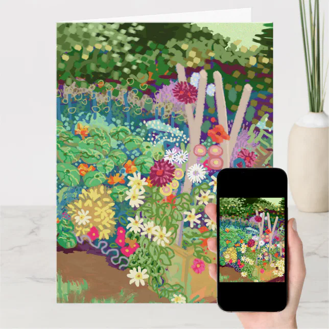 Flower Garden Mothers Day Card | Zazzle