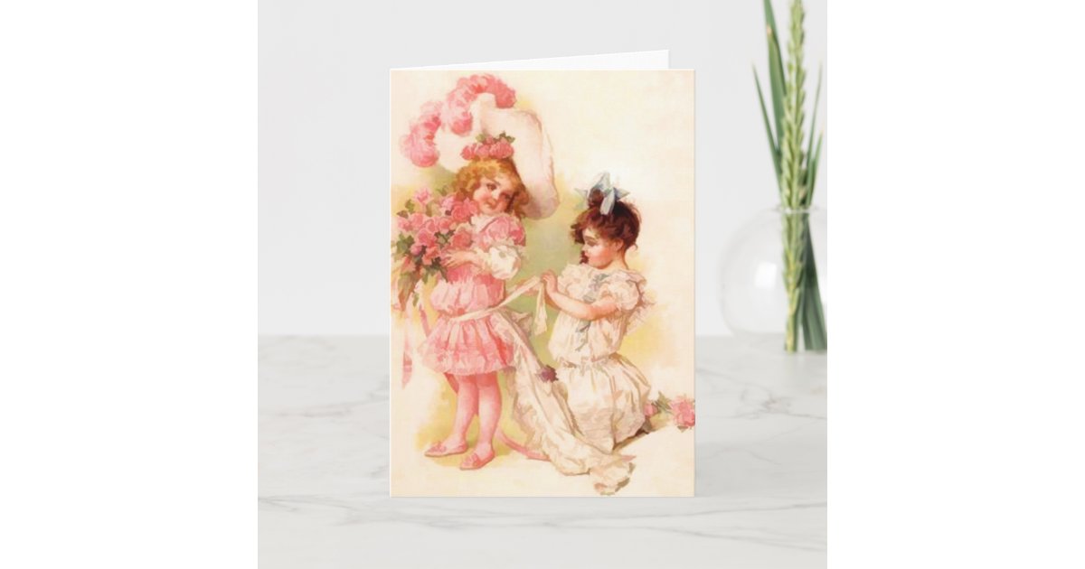 Flower Girl Note Cards | Zazzle