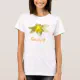 Flower girl Yellow daffodil Flowy Circle Top | Zazzle