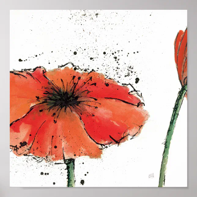 Flower in Full Bloom Poster | Zazzle