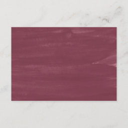 Flower Lettering | Maroon Wedding Wishing Well Enclosure Card | Zazzle