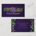 Flower of life - Fluorite and gold Business Card | Zazzle