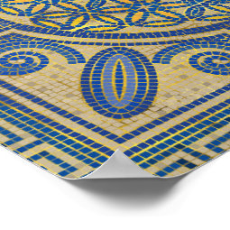 Flower of Life Mosaic Tile Ornament N1 Poster | Zazzle