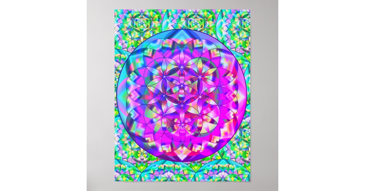 Flower of Life~ Poster | Zazzle