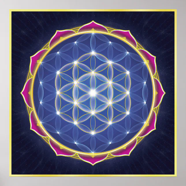 Flower of Life Poster | Zazzle