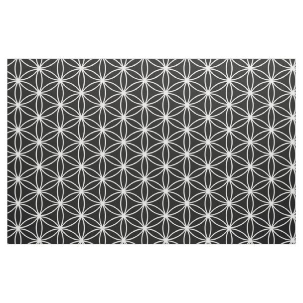 Third Dimensional Sacred Geometry Fabric | Zazzle