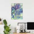 Flower of Samuel Warrand by Georgiana Houghton Pos Poster | Zazzle