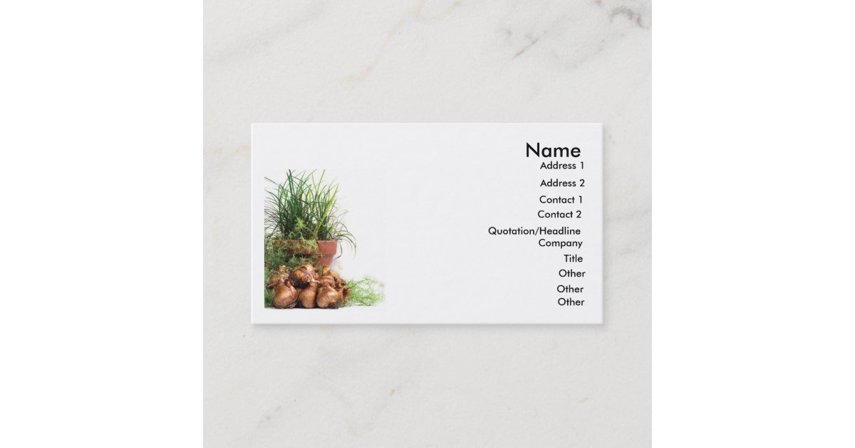 Flower Pots Business Cards | Zazzle