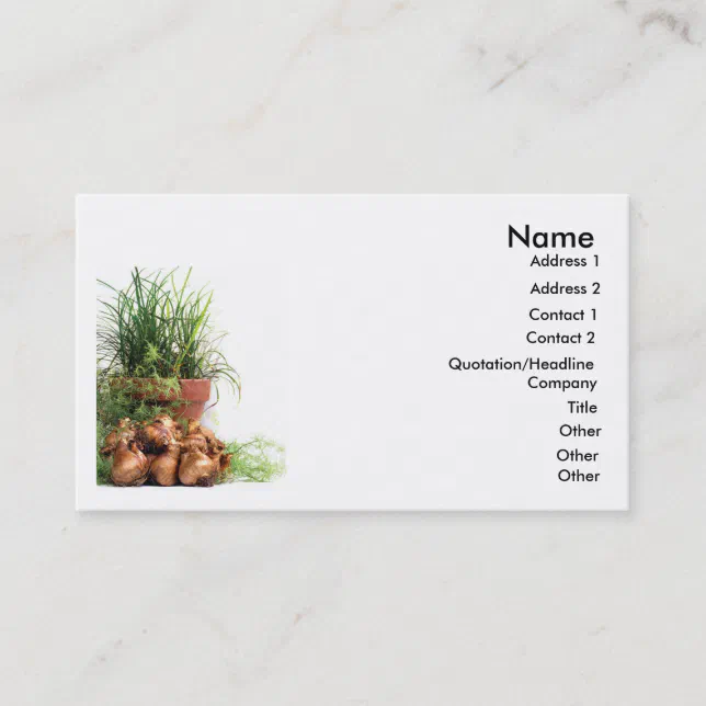 Flower Pots Business Cards | Zazzle