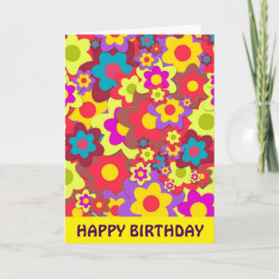 Hippie Birthday Cards | Zazzle
