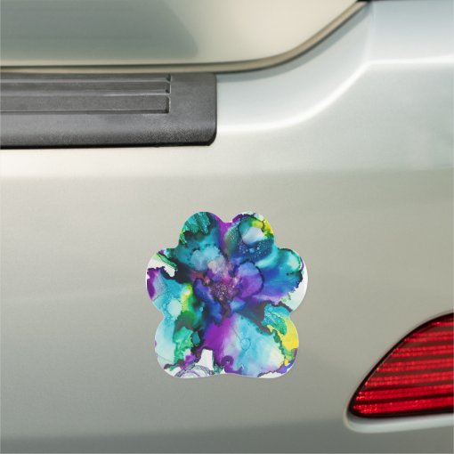 Flower Power Car detail Car Magnet | Zazzle