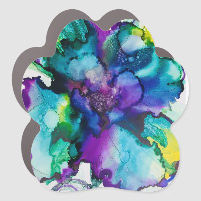 Flower Power Car detail Car Magnet | Zazzle