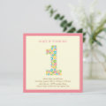 Flower Power First Birthday Invitation - Pink | Zazzle