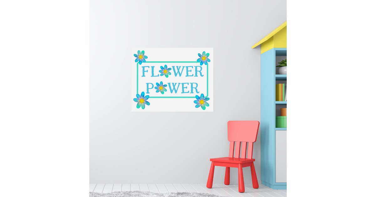 Flower Power Poster | Zazzle