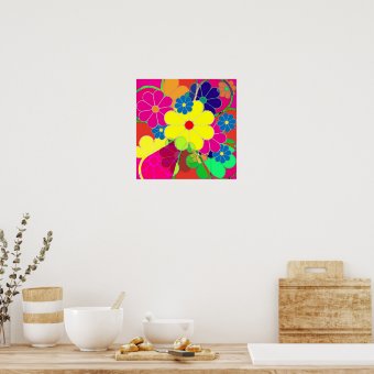 flower power poster | Zazzle