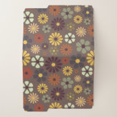 Flower Power Retro Hippy Flowers File Folder | Zazzle