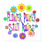 Flower Power Rules Poster | Zazzle