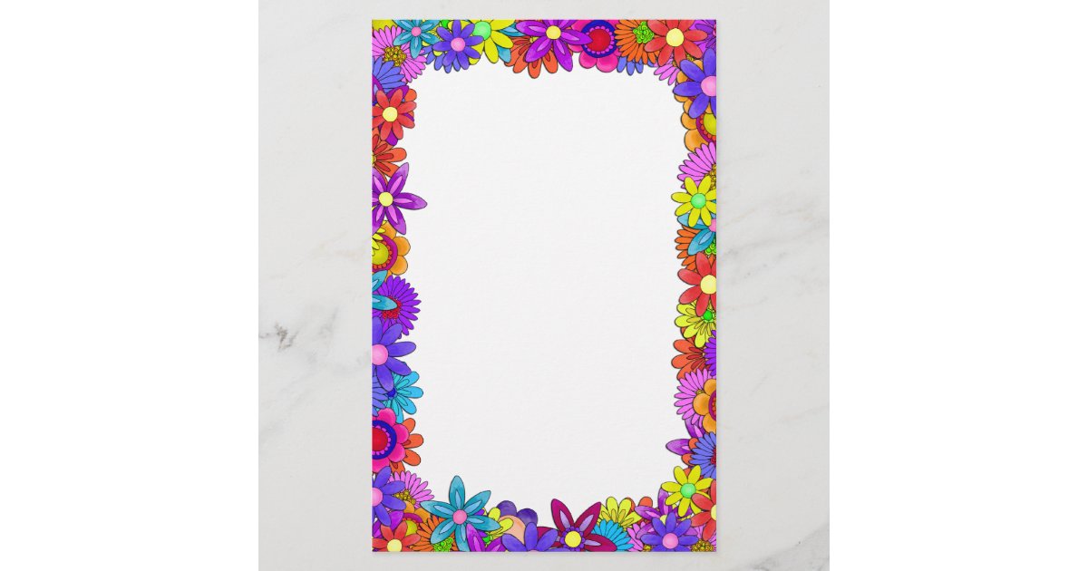 Flower Power Stationery | Zazzle
