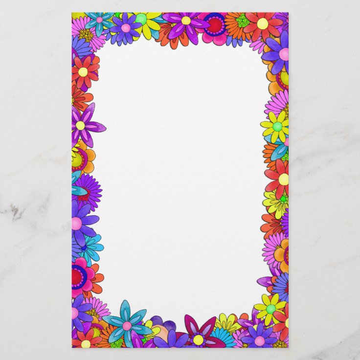 Flower Power Stationery | Zazzle