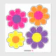 Flower Power Sticker | Zazzle