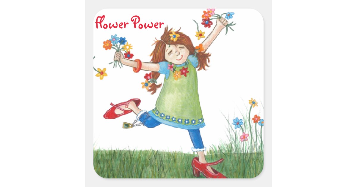 Flower Power Stickers | Zazzle