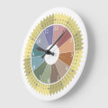 Flower Rainbow Teaching and Learning Clock | Zazzle