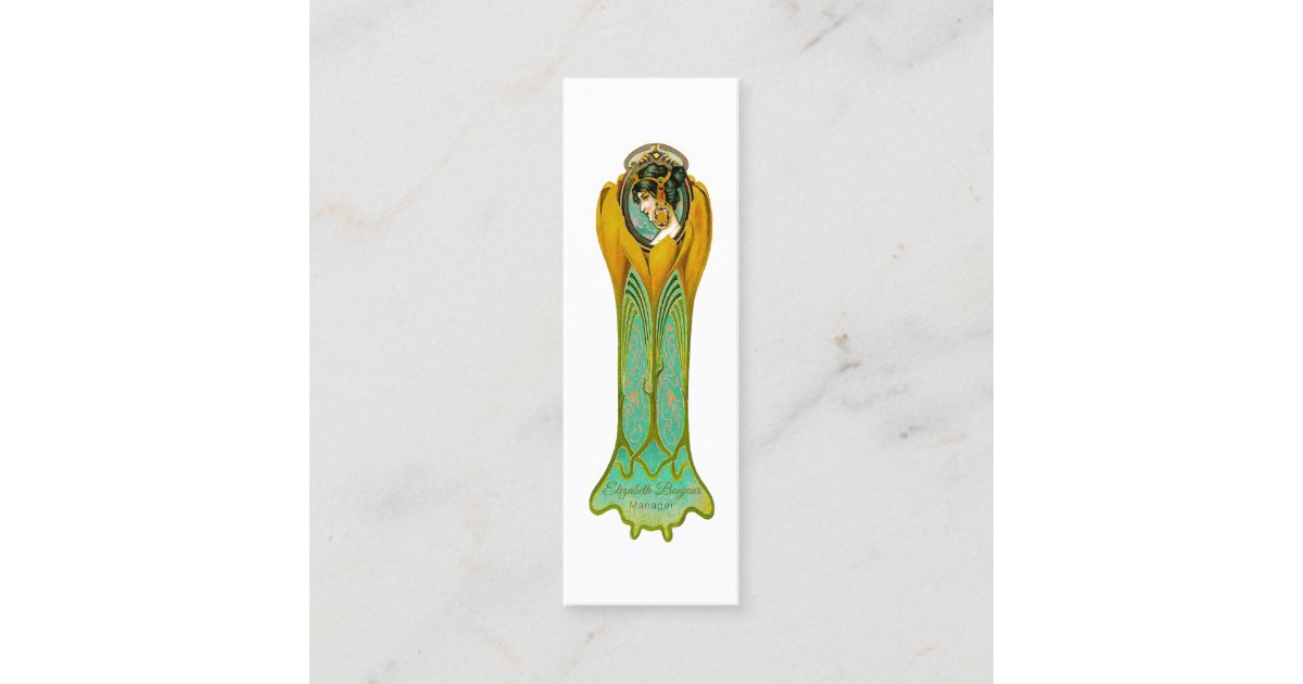 Flower Rapture - Mini Business Card | Zazzle