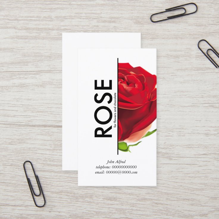 Flower shop Business card | Zazzle