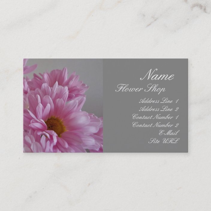 Flower Shop Business Card | Zazzle.com