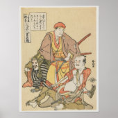 Flower Thief (ca.1790) by Katsushika Hokusai Poster | Zazzle