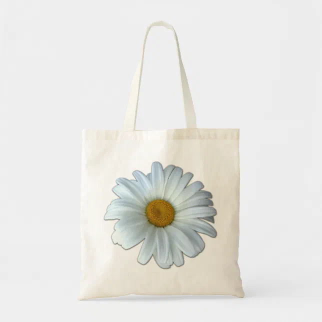 Flower Tote Bag Daisy Bags Beach Daisy Tote Bags | Zazzle
