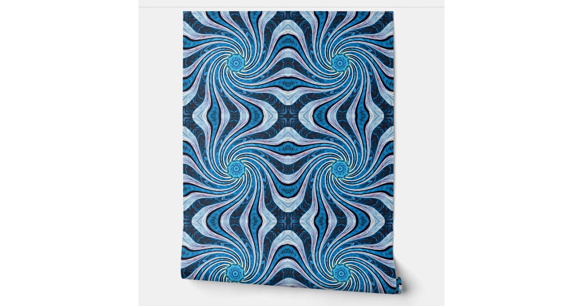 Flower Twirl Wallpaper | Zazzle