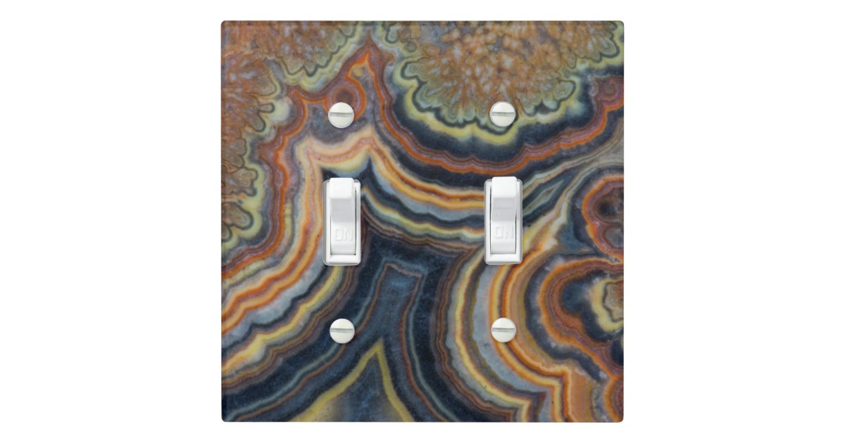 Flowering tube onyx light switch cover | Zazzle