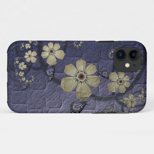 Flowers and Butterflies Case-Mate iPhone Case | Zazzle