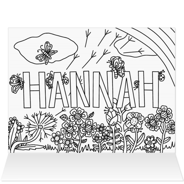 coloring pages hannah