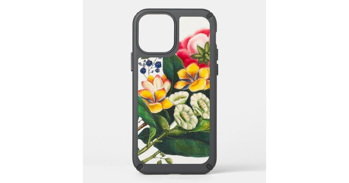 Flowers Botany Illustration Speck iPhone 12 Case | Zazzle