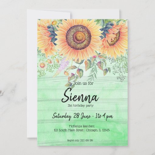 Flowers bouquet for all occasions invitation | Zazzle