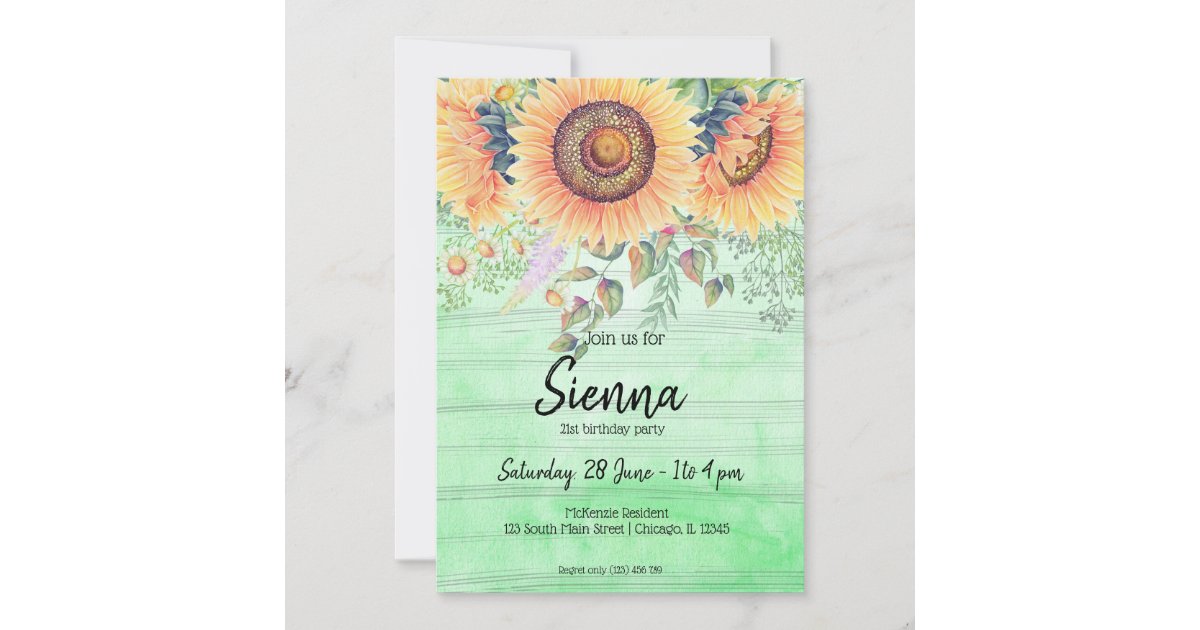 Flowers bouquet for all occasions invitation | Zazzle