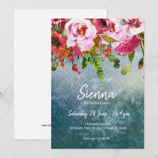 Flowers bouquet for all occasions invitation | Zazzle