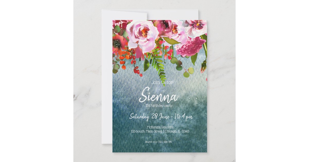 Flowers bouquet for all occasions invitation | Zazzle