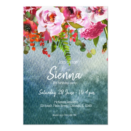 Flowers bouquet for all occasions invitation | Zazzle.com