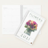 FLOWERS-Floral-2021- Planner | Zazzle