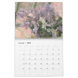 Flowers - Masterpiece Paintings of Famous Artists Calendar | Zazzle